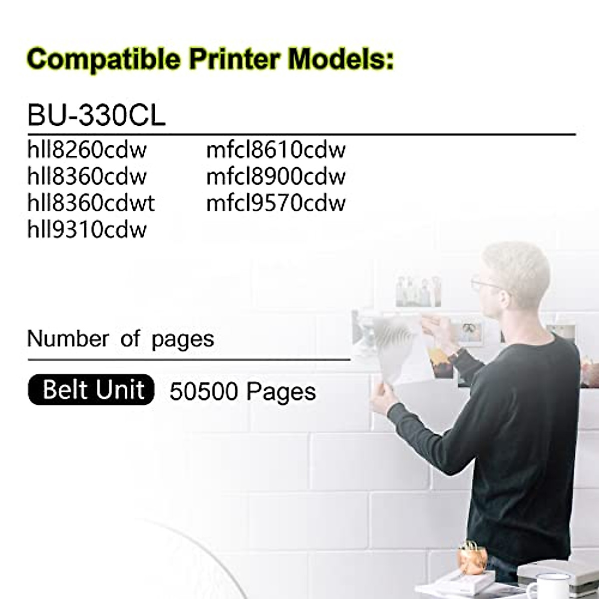 MKAE 1-Pack High Yield BU-330CL Belt Unit Replacement for Brother C2425dw C2535dw MC2425adw MC2535adwe MC2640adwe Printer. others
