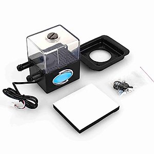Yosoo SC-300T DC 12V Ultra-Quiet Water Cooling Pump 4W Reservoir max.300L/h for PC CPU Liquid Cooling System