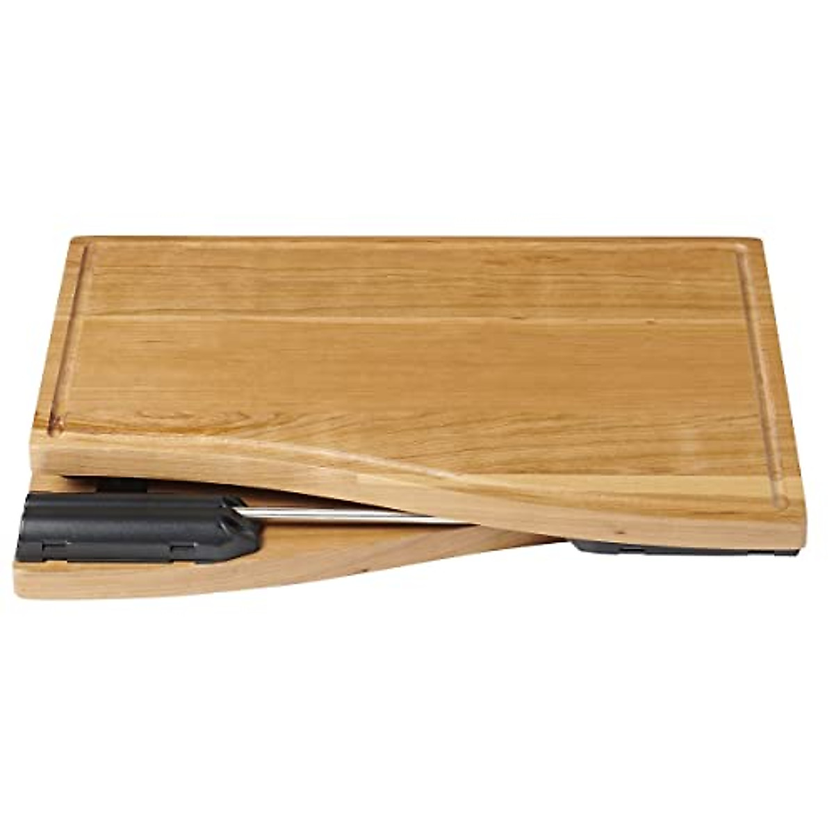 Anchor Hocking SwingBoard Cherry Wood Cutting Board, 6 Piece Set, Meal Prep Station