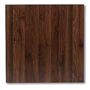 Baxton Studio Lovy Modern and Contemporary Gray Fabric Upholstered Dark Walnut-Finished 5-Piece Wood Dining Set