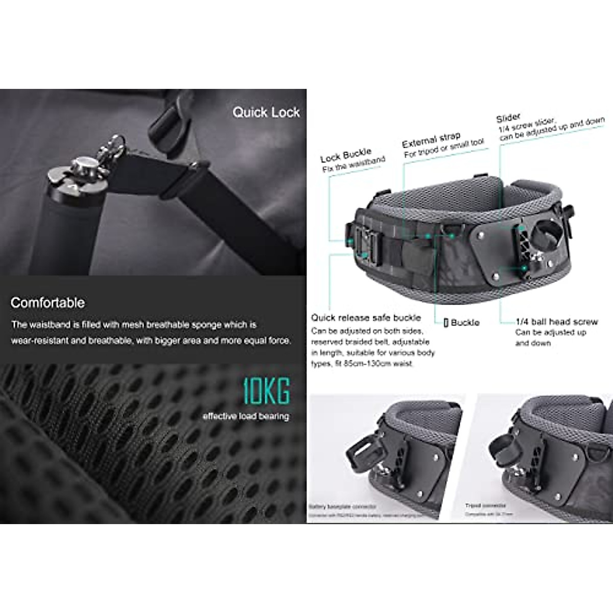Tilta Lightweight Dual Handle Gimbal Support System | GSS-T04-DHB2