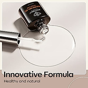 modelones Builder Nail Gel, 7-in-One Clear Gel Builder for Nail Thickening, LED Nail Lamp Cured Hard Gel Nail Strengthener Extension Gel Base Rhinestone Nail Glue Gel in a Bottle