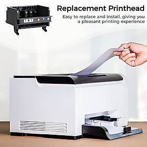 Toyget 564 Printhead 4-Slot Replacement for HP 564 564XL 4-Slot CN642A CB326-30002 for HP Photosmart 7520 7510 7525 7515 C6340 D7560 C6350 Printer Printhead(1 Pack), Black