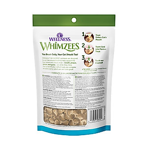 Whimzees Wellness Natural Cat Dental Treats, Chicken & Tuna Flavor, 4.5 Ounce