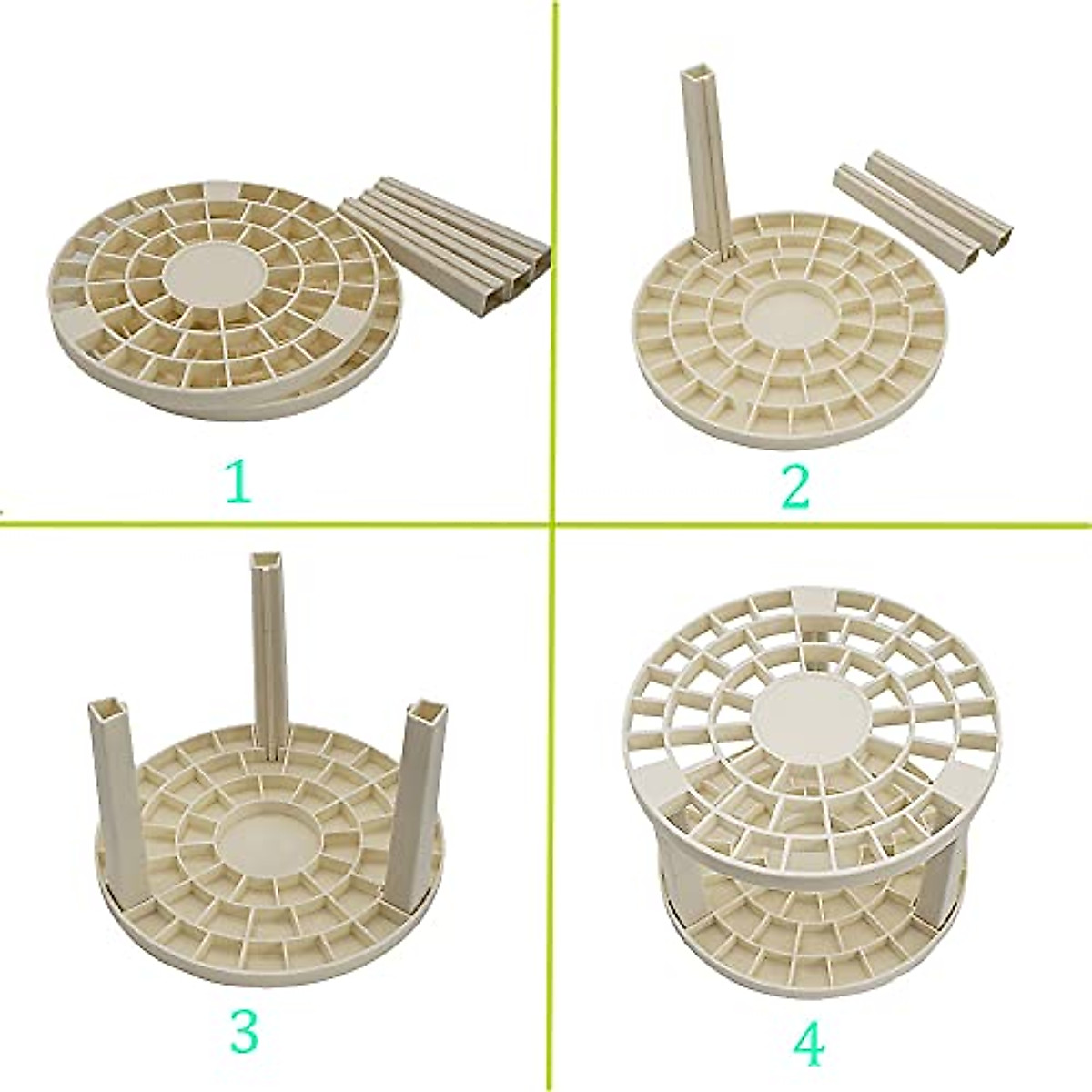 2 Packs Paint Brush Holder Pencil Stand,Desk Organizer for Color Pencil and Paintbrush