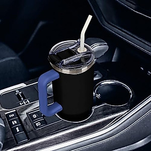 Koala Family 40 Oz Car Cup Stainless Steel Travel Mug Leak-Proof Insulated Tumbler with Handle Deep Blue-style