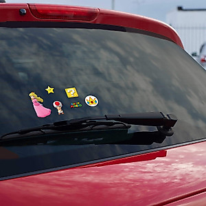 Controller Gear Officially Licensed Super Mario - Character Tech Decal Pack - Peach's Kingdom - Nintendo Wii; GameCube