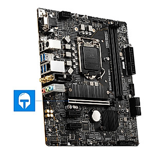 MSI B560M PRO WiFi ProSeries Motherboard (Micro-ATX, 11th/10th Gen Intel Core, LGA 1200 Socket, DDR4, PCIe 4, CFX, M.2 Slot, USB 3.2, 2.5G LAN, DP/HDMI)
