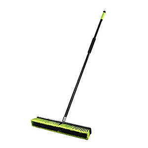 Alpine Industries - 2-in-1 Multi-Surface Squeegee Push Broom (24 Inch, 1 Pack)