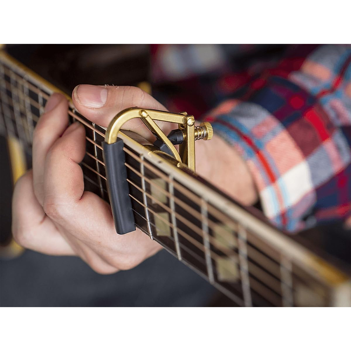 Shubb C1B Brass Capo for Steel String Guitars