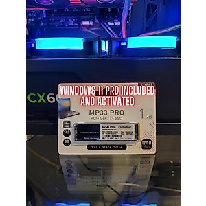 (Windows 11 Pro Installed and Activated) 1TB MP33 M.2 NVMe SSD