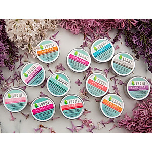 Aromi Amazing Solid Perfume | Fruity, Floral Fragrance, Vegan & Cruelty-free, Travel Scent, Women’s Gift, Vanilla, Caramel, & Jasmine Scent, Handmade (Amazing)