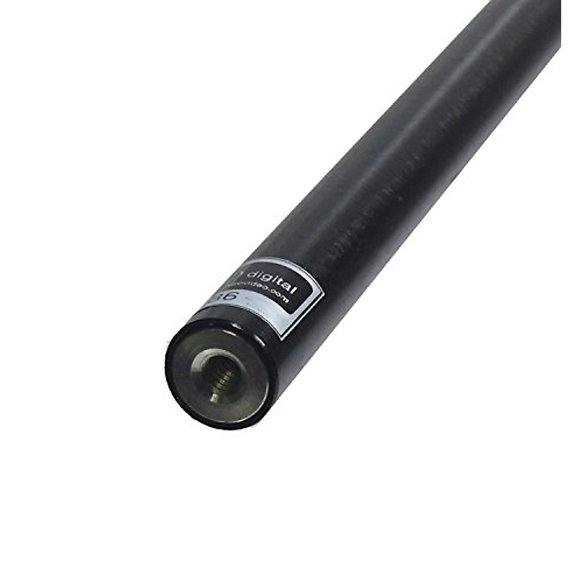ALZO Extension Rod 16 Inch Long with 1/4 x 20 Thread Hole and 1/4 x 20 Screw End - Black