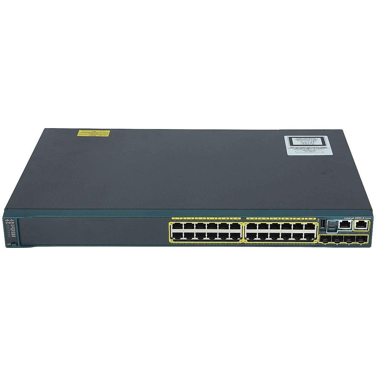 Cisco Catalyst WS-C2960S-24TS-L Ethernet Switch - 24 Port - 5 Slot - 24 x 10/100/1000, Base-T - 4 x SFP (Mini-GBIC) 1 x Stacking Module Slot (Certified Refurbished)