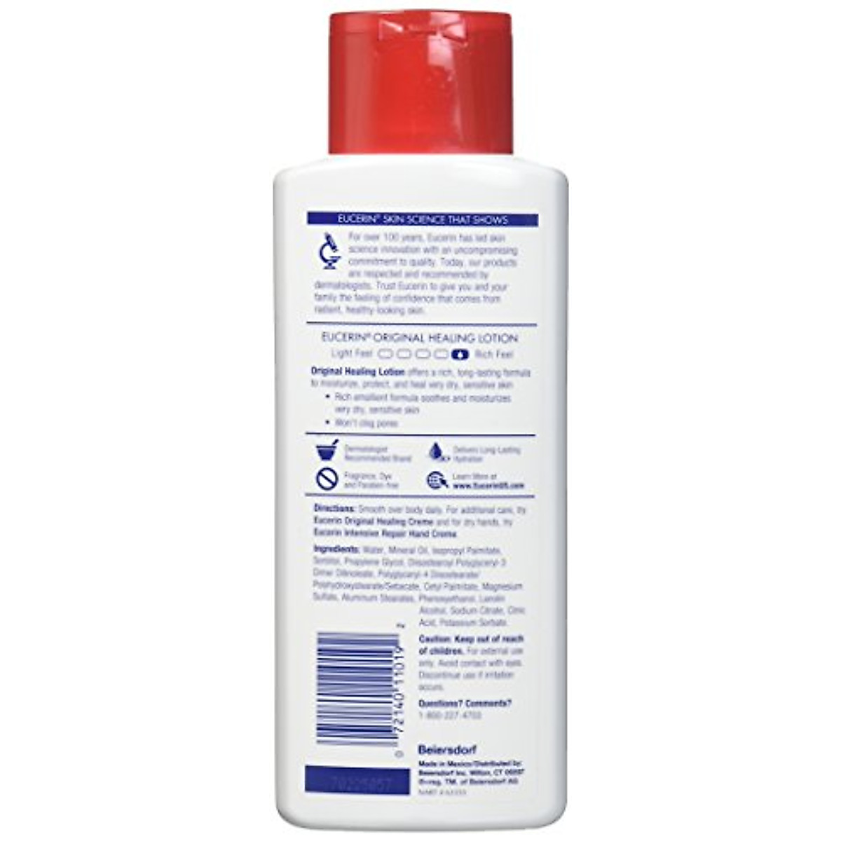 Eucerin Original Healing Lotion 8.4 oz