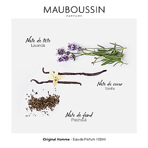 Mauboussin - Original Homme 100ml (3.3 Fl Oz) - Eau de Parfum for Men - Woody & Aromatic Scents
