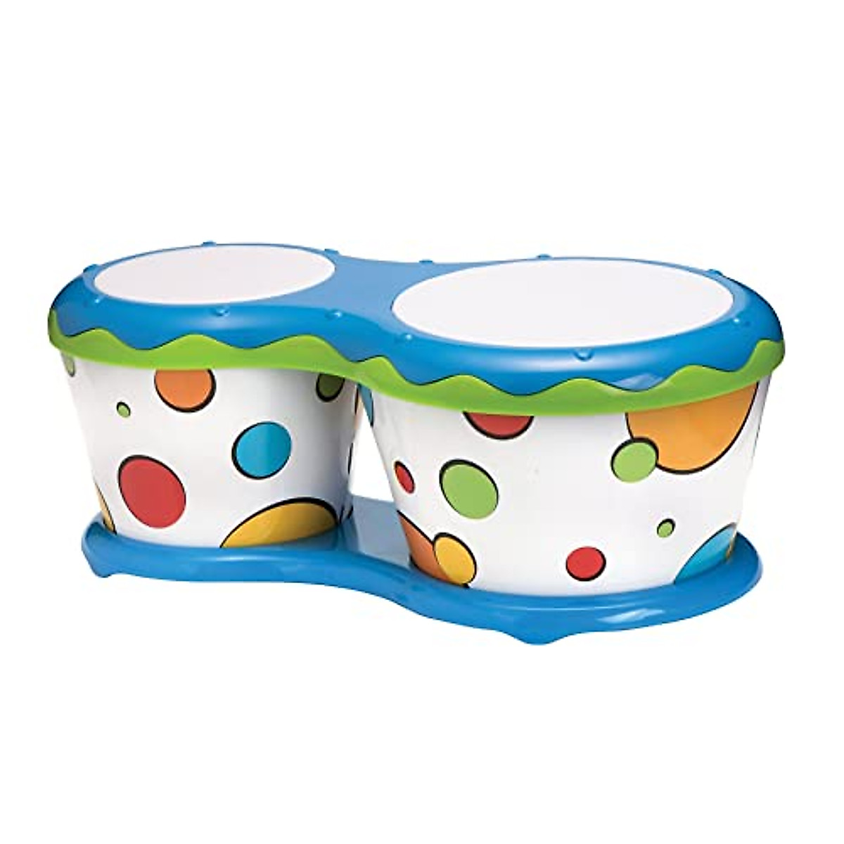 Edushape Baby Bongo Set (Color may vary) , 10x5.75x3.75 Inch (Pack of 1)