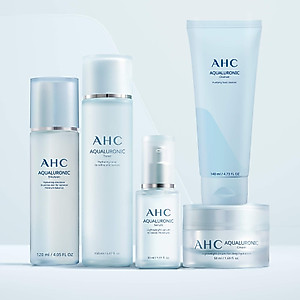 Aesthetic Hydration Cosmetics AHC Face Serum Aqualuronic Hydrating Aqualuronic Korean Skincare 1.01 oz