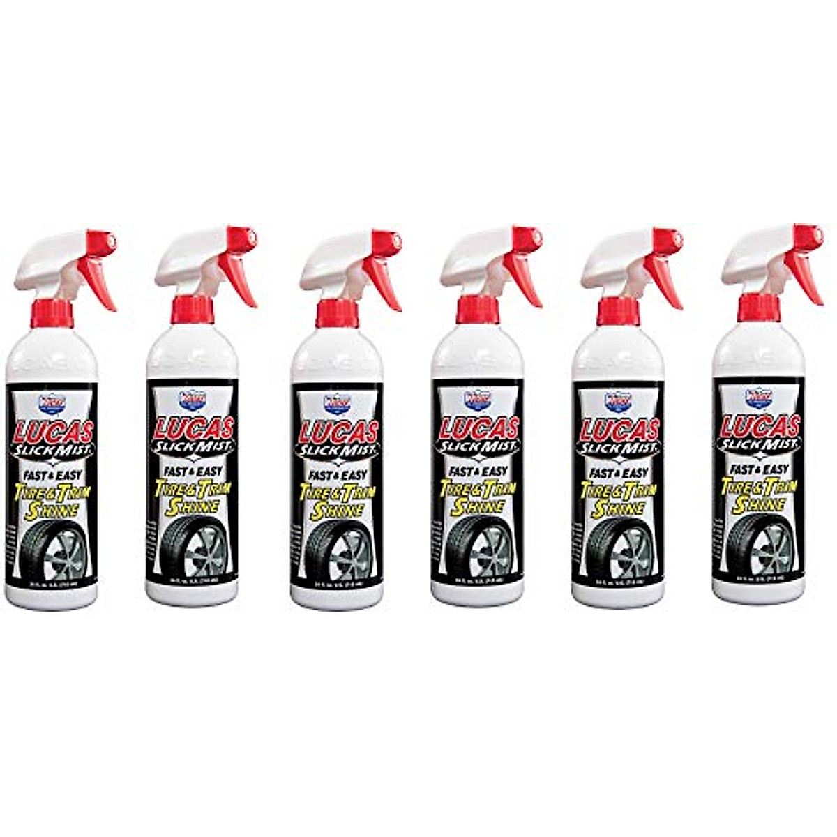 Lucas Oil 10513 Slick Mist Tire and Trim Shine, 24 oz. (Case of 6)