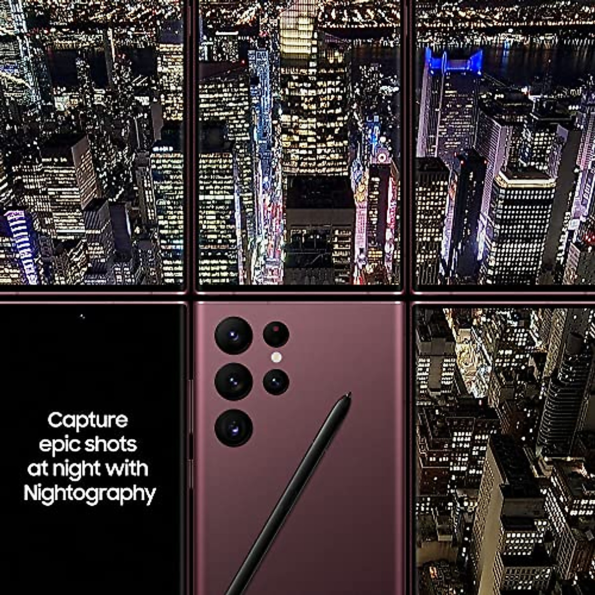 Samsung Galaxy S22 Ultra SM-S908 12GB+256GB GSM Unlocked International Version - Green (Renewed)