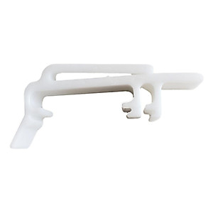 Vertical Blind Dust Cover Valance Clip for 1 7/8 Inch Rail - 4 Pack