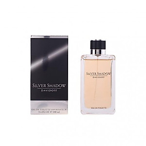 Silver Shadow By Davidoff For Men. Eau De Toilette Spray 3.4 OZ