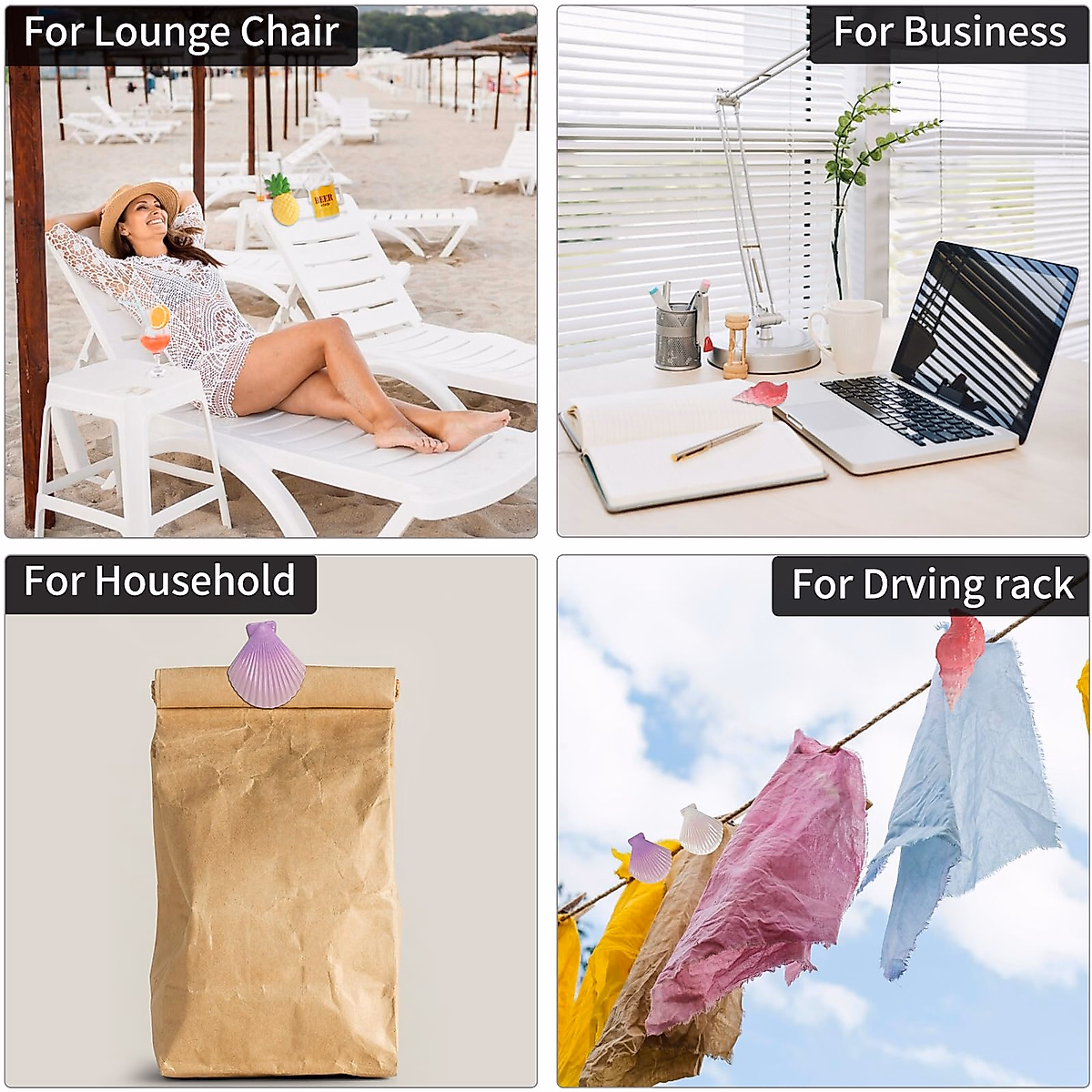 BREENHILL Beach Towel Clips Beer Set of 4, Beer Mugs Beer Bottles Towel Holder for Beach Chairs, Funny Windproof Clothespins for Patio and Pool Accessories - Your Cruise Vacation Essentials