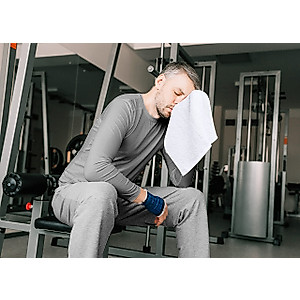 Utopia Towels 24 Pack Cotton Washcloths Set - 100% Ring Spun Cotton, Premium Quality Flannel Face Cloths, Highly Absorbent and Soft Feel Fingertip Towels (Grey, White)