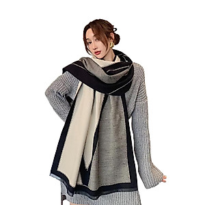 Large Pashmina Shawls and Wraps for Women Evening Dresses Extra Long Soft Cashmere Feel Birthday Gifts Throw Warm Winter Womens Fall Scarfs Shawls and Wraps for Wedding Christmas in White and Black
