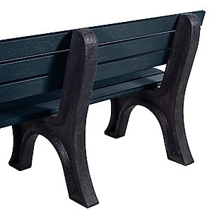 Sequoia Professional CM-BENSQ63-FBE Aurora Park Bench, 6 ft, Federal Blue