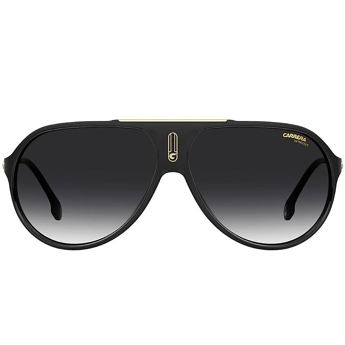 Carrera Women's Hot65 Pilot Sunglasses, Black/Gray Shaded, 63mm, 11mm