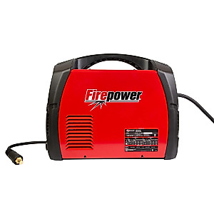FIREPOWER 1444-1200 FP-200 2-in1 MIG, Flux Cored Welding System, 200A Output, 120-230V, 3/8" Max Thickness, Includes Tweco Fusion 180 MIG Gun, Victor GF250 Regulator, Clamp, Power Adapter, Wire Spool