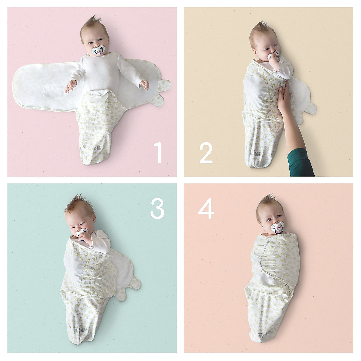 Swaddle Blanket for Baby, Newborn Boy or Girl Adjustable Sleepsack, Unisex, Organic Cotton Swaddle Wrap Set 3 Bags in Pack for Infant, Soft Blankets with Baby Hat