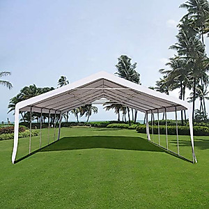 Quictent 20' X 32' /6M X 10M Galvanized Heavy Duty Party Tent Wedding Canopy Gazebo Carport Shelter with Carry Bags