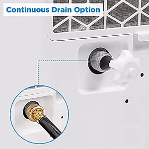 Midea 4,500 Sq. Ft. Energy Star Certified Dehumidifier With Reusable Air Filter 50 Pint - Ideal For Basements, Large & Medium Sized Rooms, And Bathrooms (White)