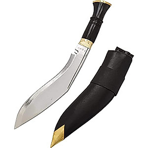 Nepal Army Kukri - Authentic Hand - Hammered Hand Forged Historical High Carbon Steel 9” Blade Khukuri Knives - EGKH Factory Outlet in Nepal - Ready to use Outdoor - Balance water tempered -