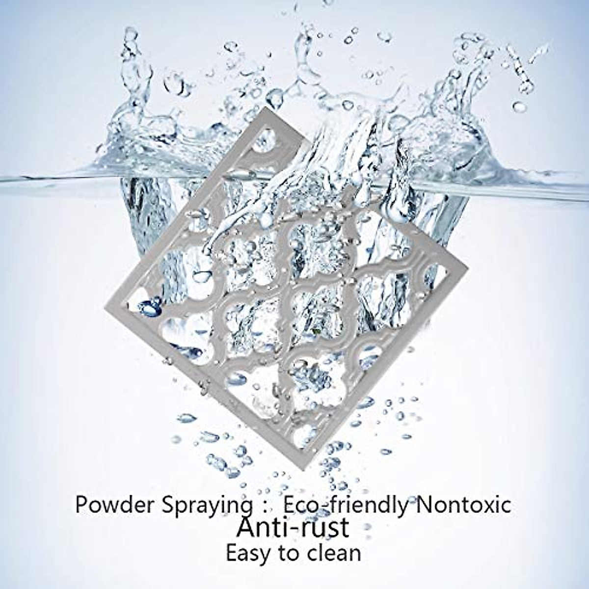 Square Cast Iron Trivet Gray Metal Trivets for Kitchen Dining, Hot Pot Holder Hot Pads for Table & Countertop - Heat Resistant Teapot Trivets