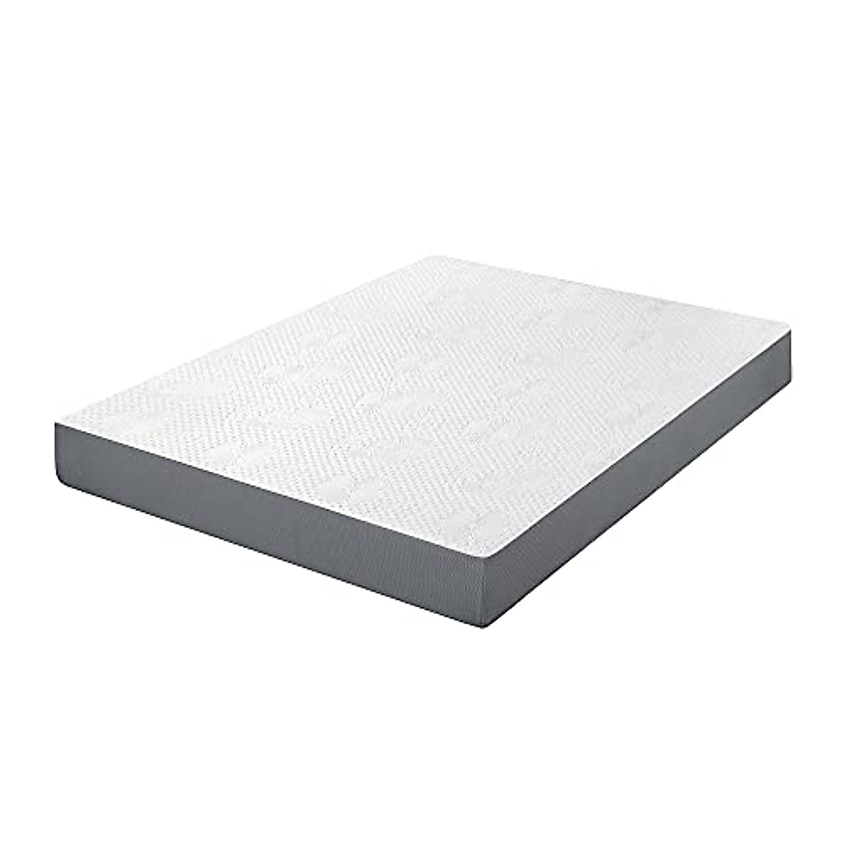 PrimaSleep 8 Inch Gel Infused Superior high-Density Memory Foam Mattress, CertiPUR-US® Certified, Gray, Full