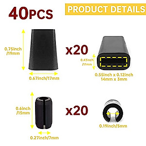 Jadairy 20 PCS Rubber Feet for Sink Grid Kitchen Sink Rack Feet Kitchen Sink Wire Protective Rack Feet Black Grid Protector Replacement Rubber Feet for Sink Rack (20PCS)