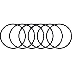 AppliaFit O-Rings Compatible with Whirlpool WHKF-DWHBB, WHKF-C9 and American Plumber W10-PR, W10-OR Water Filter Housings (6-Pack)