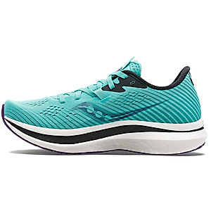 Saucony Women's Endorphin Pro 2 Running Shoe, Cool Mint/Acid, 7