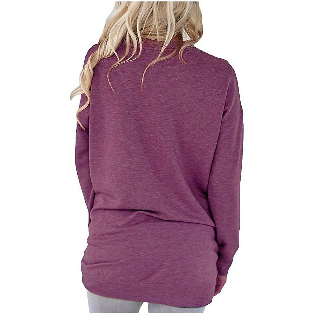 AELSON Women's Casual Mama Bear Printed Round Neck Sweatshirt T-Shirts Tops Blouse with Pocket