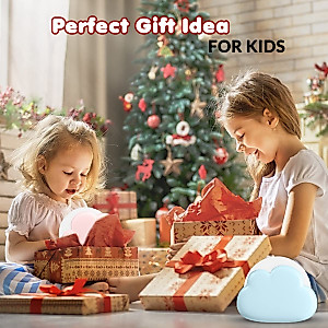 EYDIS Baby 's Night Light LED Cloud Night Lamp Bedroom for Baby Breastfeeding Night Light Adult Rechargeable Nomad Torch with 4 Intensities, Gift Idea for Women Birth Girl Mom (Pink)