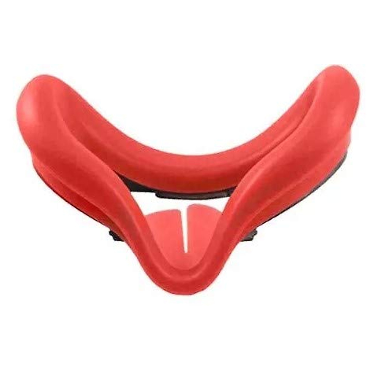 2X TNE Face Cushion Cover, 1x Lens Pad, 2X Thumbstick Cap for Oculus Quest 2 | 2 Pack Silicone Face Mask w/Controller Thumb Grips & Lens Dust Protector Accessories for Quest 2 VR Headset (Black+Red)