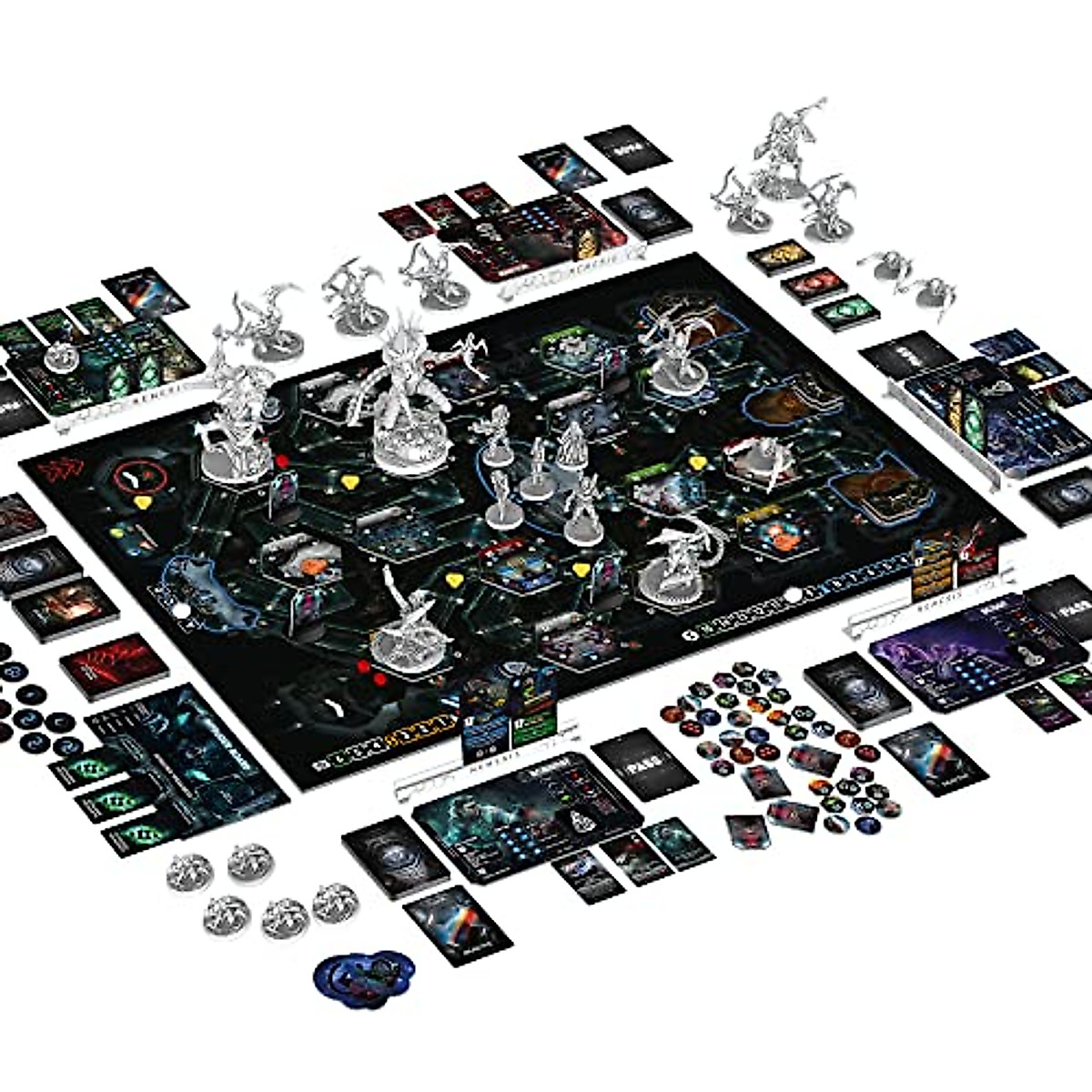 Nemesis Board Game | Sci-Fi Horror | Miniatures | Strategy | Cooperative Adventure Game for Adults and Teens | Ages 14+ | 1 - 5 Players | Average Playtime 1-2 Hours | Made by Rebel
