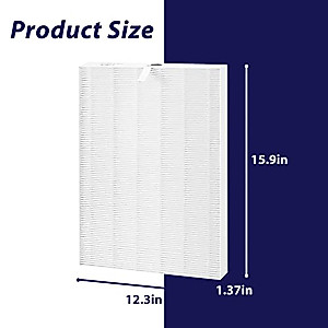 Ganteny True HEPA Replacement Filters B Compatible with Winix 9500 U300 P300 WAC9000 WAC9500 WAC5000 WAC5000b WAC5300 WAC6300 WAC5500 Air Purifiers, Compared to Winix Filter B 114190, 3 Pack