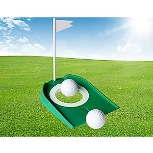 MarketBoss Simulative Golf Putting Cup with Flagstick Fit for Golf Putter Practice