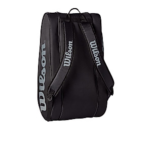 Wilson Padel-Case Rak Pak, For up to 6 Rackets, Black/Grey, WR8900203001