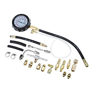BTSHUB 0-140PSI Fuel Injector Pump Pressure Tester Gauge Hand Tool Set