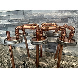 1/2”Tandem Mason Jar Thumpers Wide Mouth Jars 6 Way Distillation Moonshine #A27